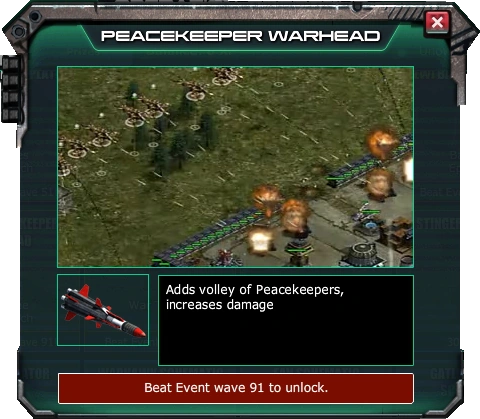 Peacekeeper Warhead | War Commander Wiki | Fandom