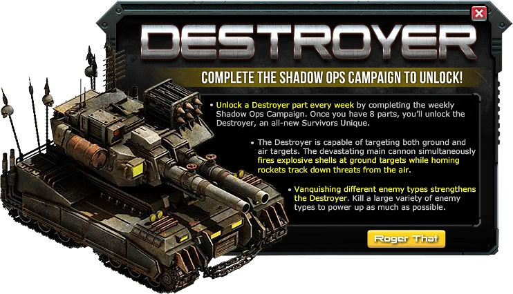 Destroyer | War Commander Wiki | Fandom