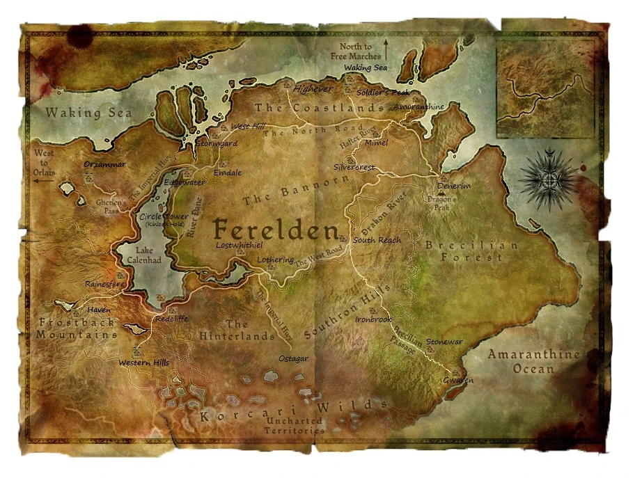 Ferelden Distances | Warden's Vigil Wiki | Fandom