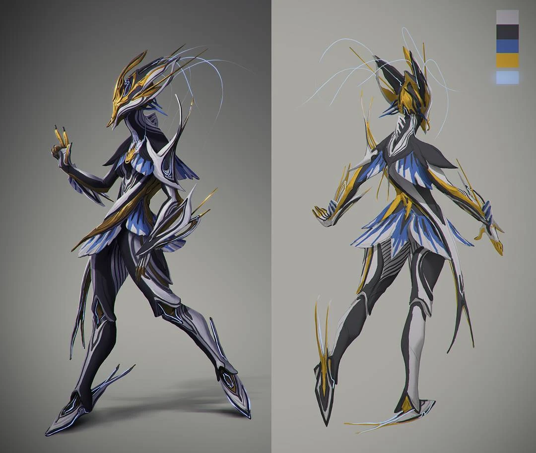 Banshee Left Shoulder Armor - Art, Animation, & UI - Warframe Forums
