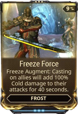 Freeze Force | WARFRAME Wiki | FANDOM powered by Wikia
