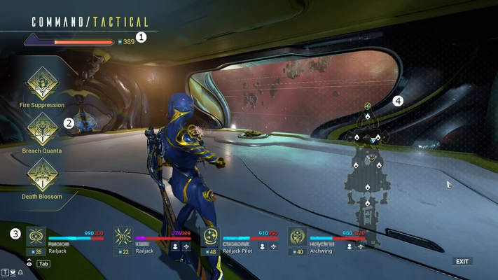Railjack/Tactical Menu | WARFRAME Wiki | Fandom