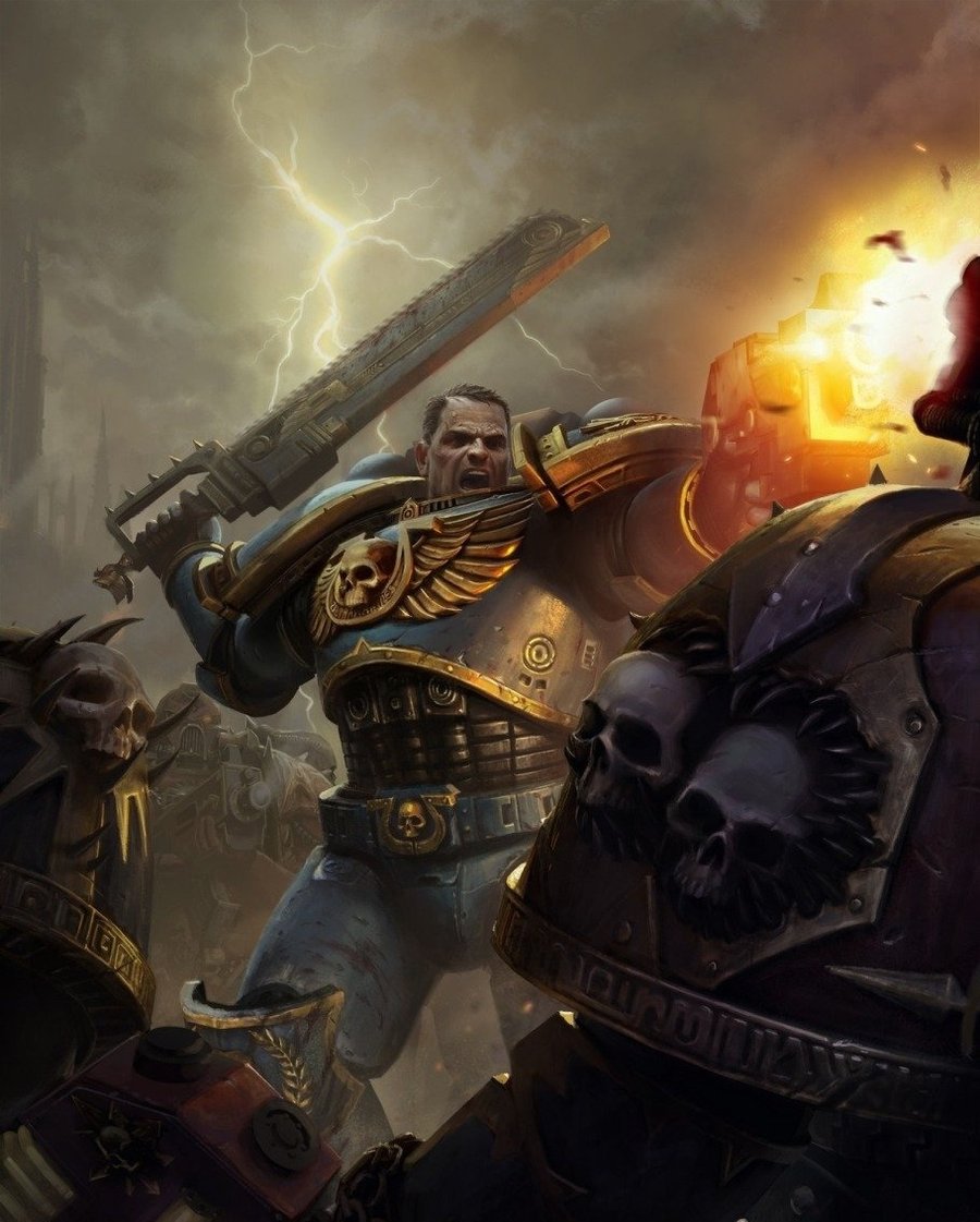 Captain titus (40k) vs doom slayer (doom) | SpaceBattles