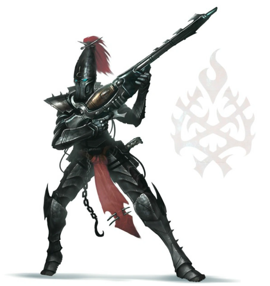 A Drukhari Kabalite Warrior (WH40K) vs Klingon Warriors (Star Trek: TNG ...