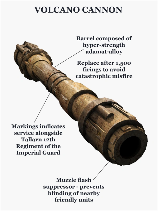 Volcano Cannon | Warhammer 40k Wiki | Fandom