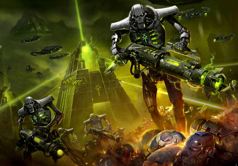 Forerunner Empire/Ancient Human Empire/Flood vs Necrons/Eldar/Dark Age ...