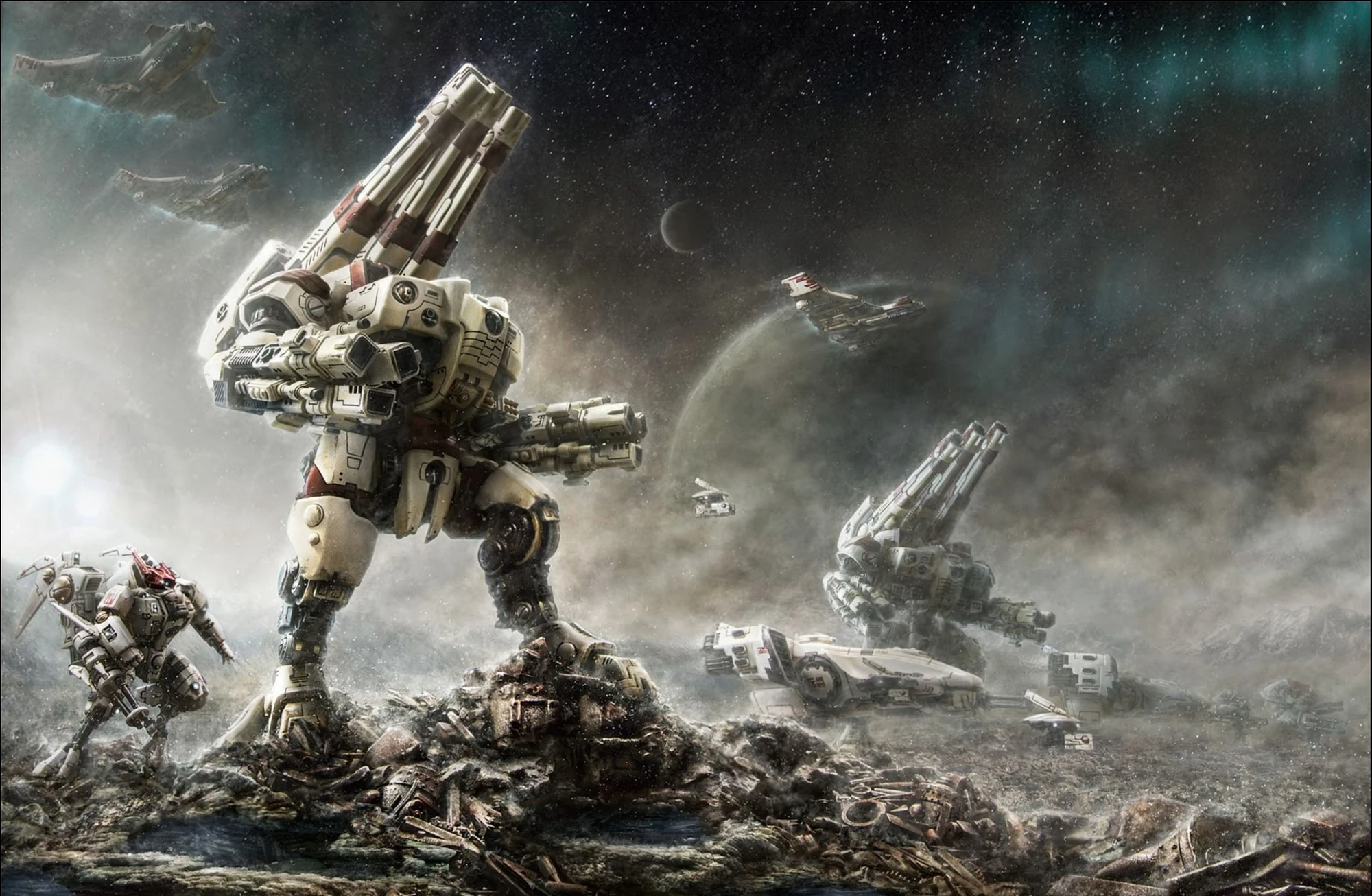 Боескафандр KX139 Та'унар | Warhammer 40000 Wiki | Fandom