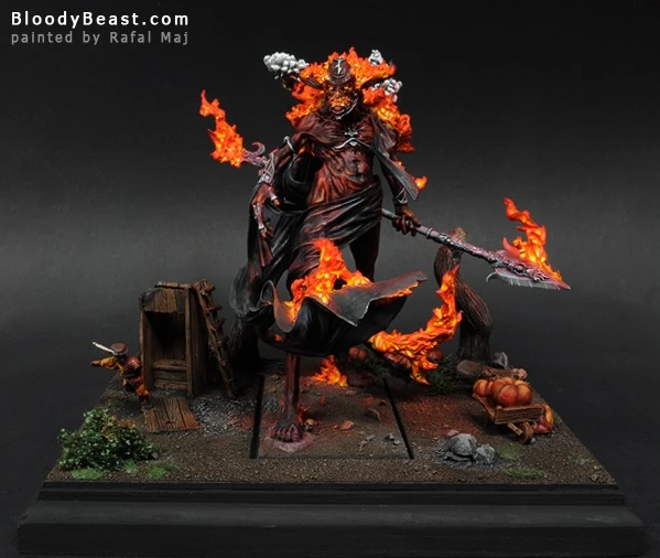 Image - Incarnate Elemental of Fire Forge World miniature.jpg ...