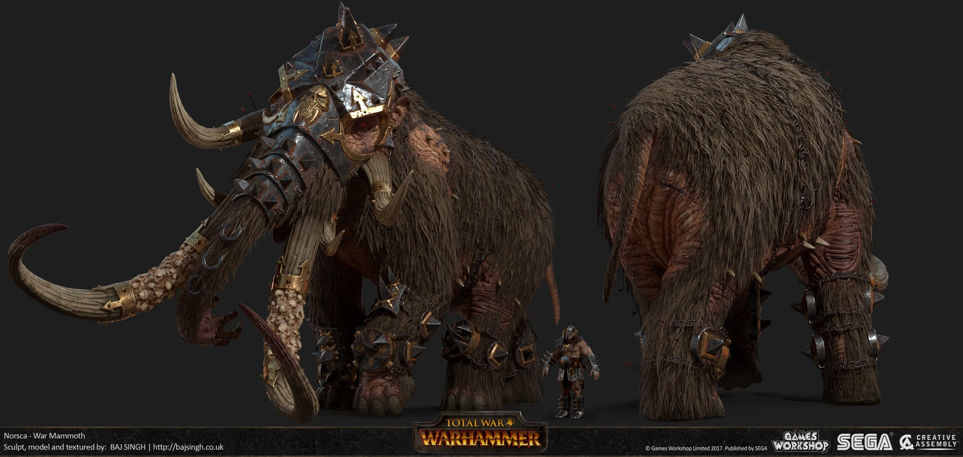 Image - Total War Mammoth Render 1.jpg | Warhammer Wiki | FANDOM ...