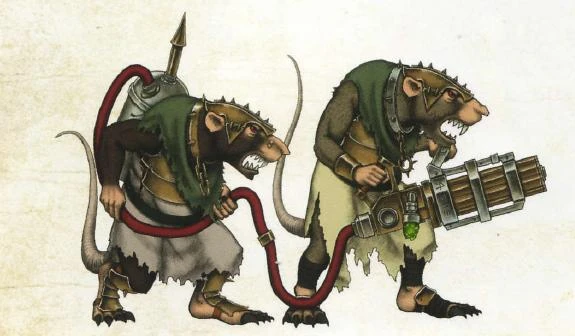 Image - Ratling Gun Skaven Colour Illustration.jpg | Warhammer Wiki ...