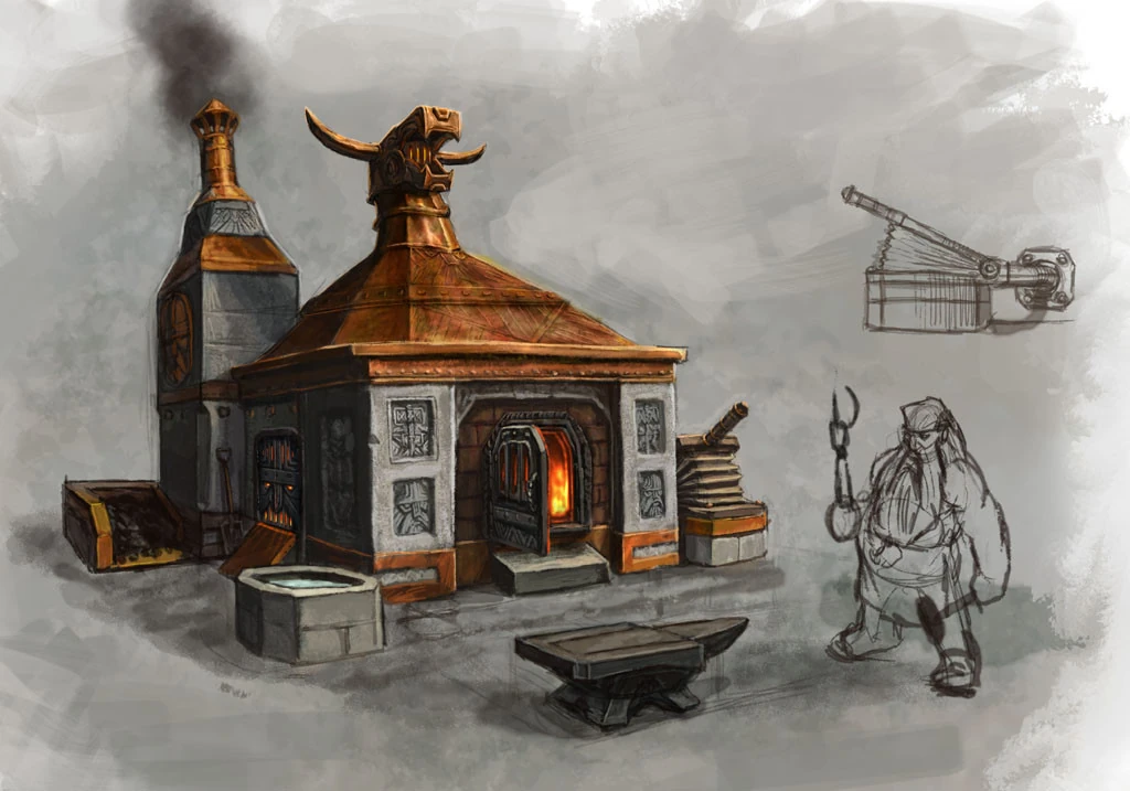 Image - Dwarf Forge by David Bullock.jpg | Warhammer Wiki | FANDOM ...