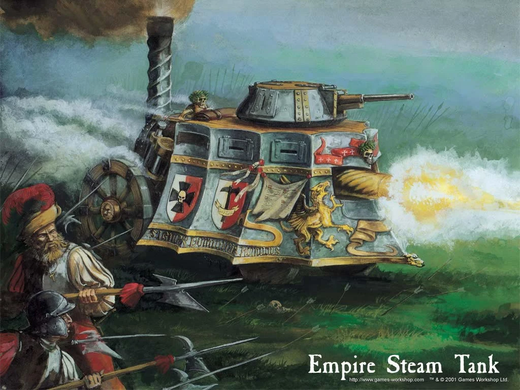 Obraz - Art-красивые-картинки-Warhammer-Fantasy-empire-steam-tank ...