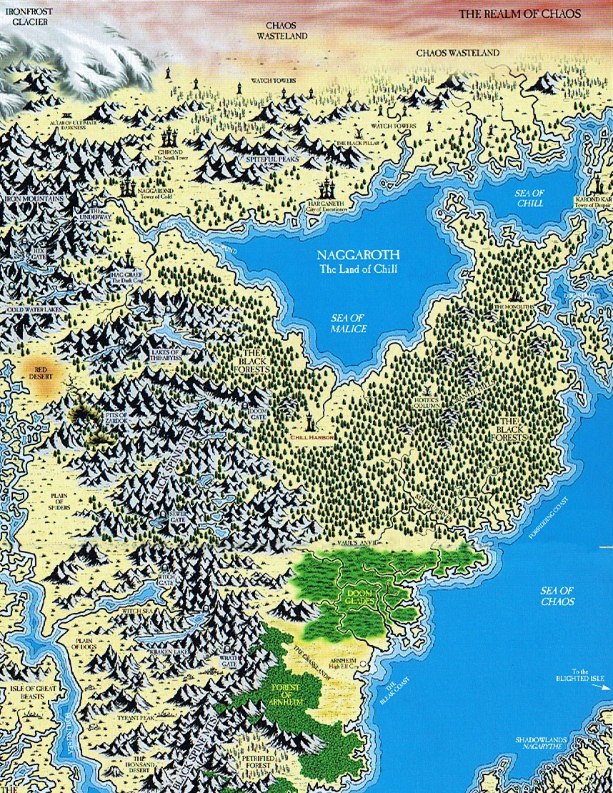 Obraz - Map Naggaroth 1 Color.jpg | Warhammer Wiki | FANDOM powered by ...