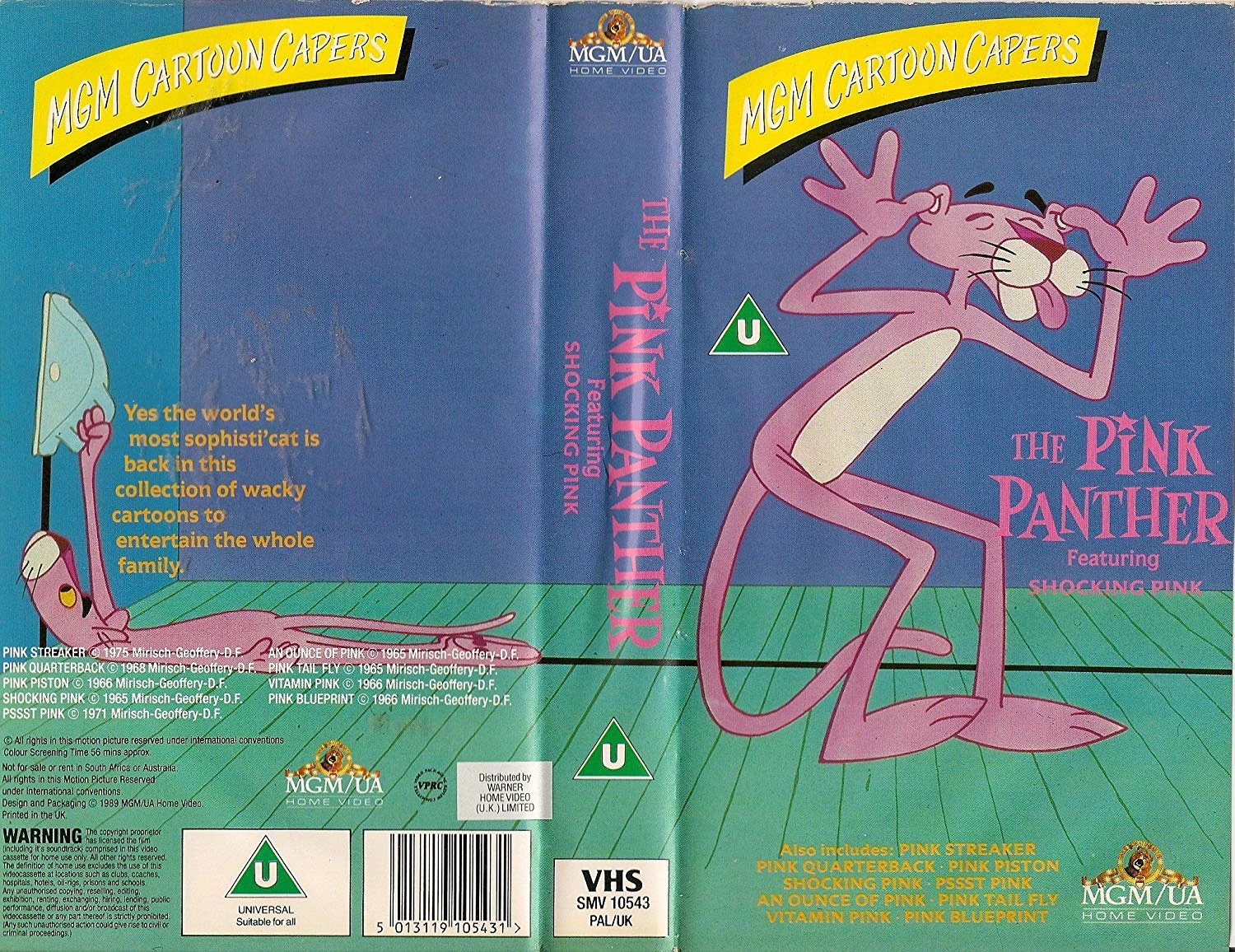 The Pink Panther - Shocking Pink | Warner Home Video (UK) Wiki | Fandom