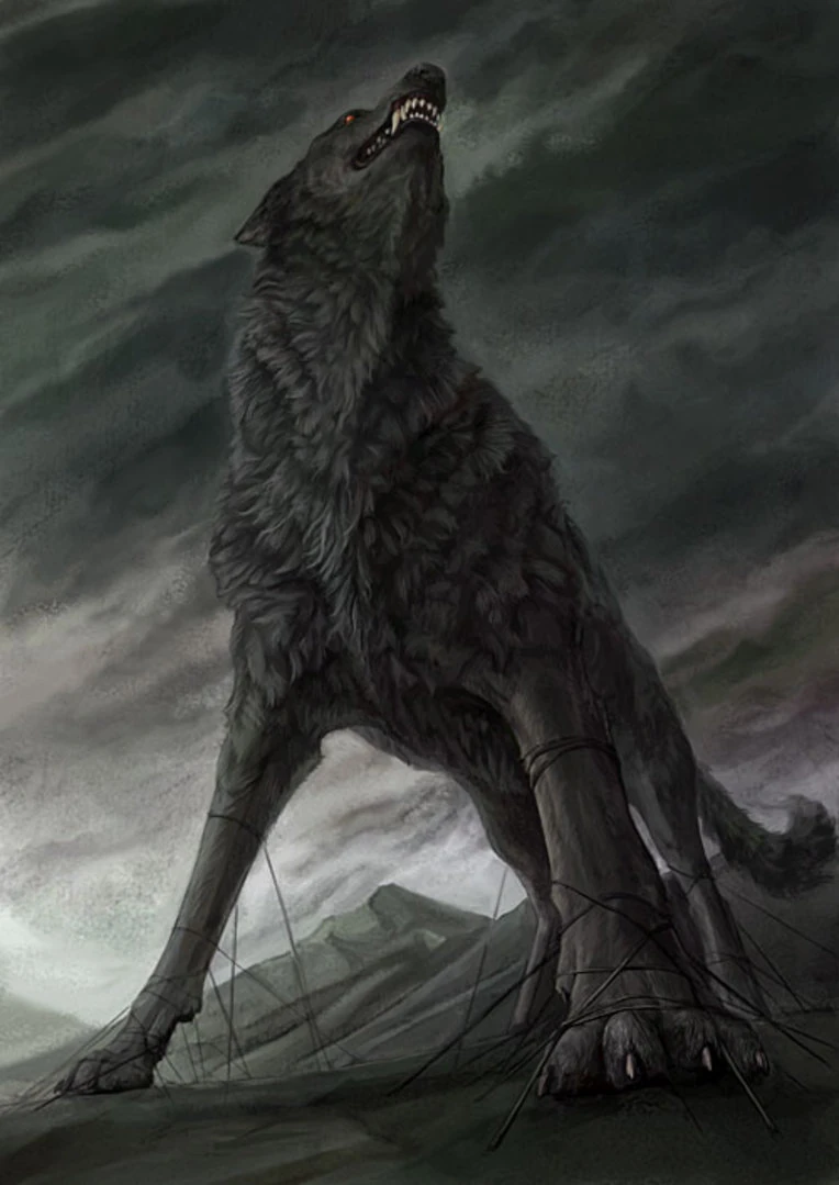 Image - 13580010784 e-Fenrir- Wolf-Son of Loki.jpg | Warriors Of Myth ...