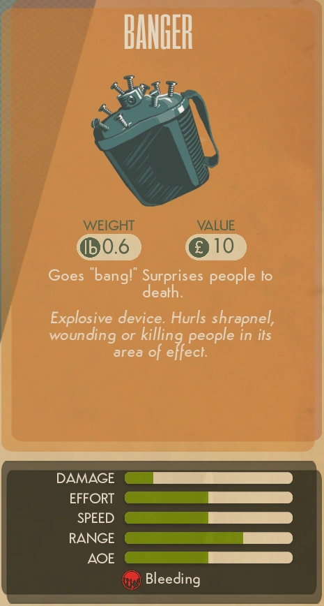 Banger | We Happy Few Wiki | FANDOM powered by Wikia