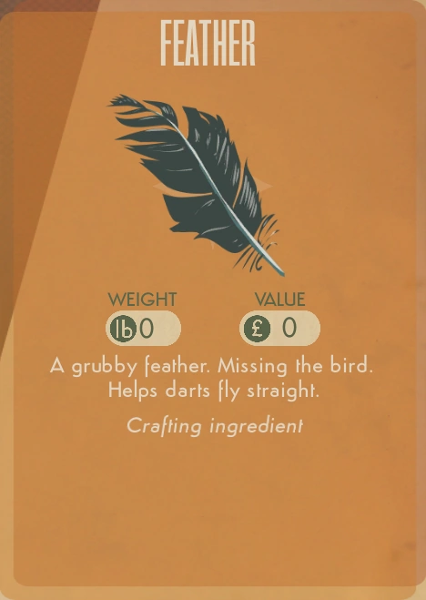 Feather | We Happy Few Wiki | Fandom