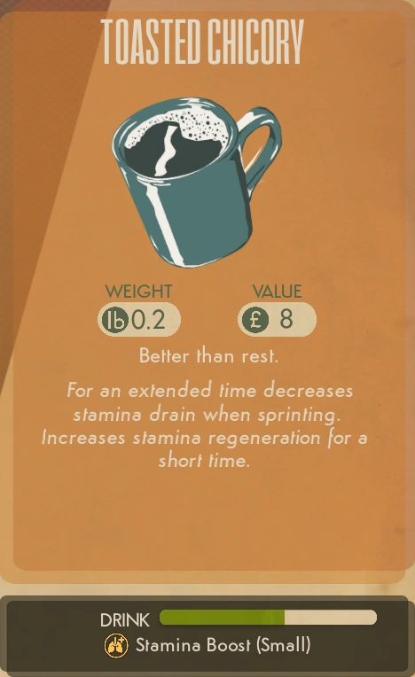 Toasted Chicory | We Happy Few Wiki | Fandom