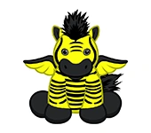Neon Winged Zebra | Webkinz Wiki | Fandom