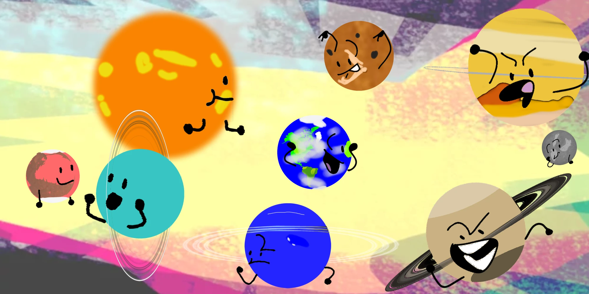 Image - BFB Intro assets.png | Weird and wonderfull space Wiki | FANDOM ...