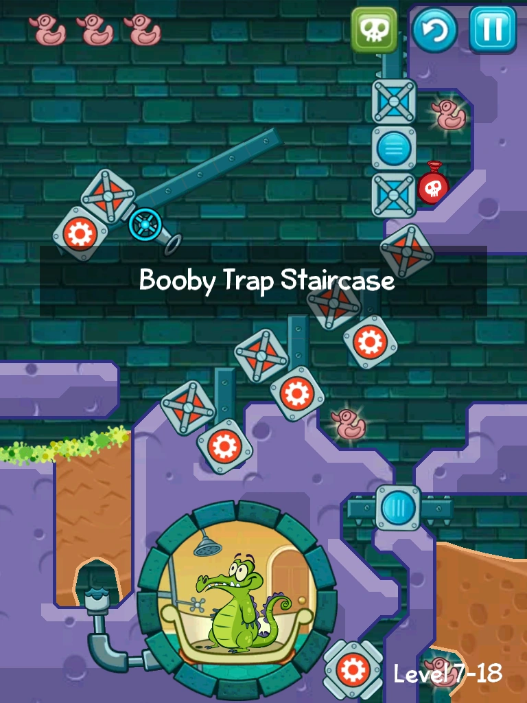 Booby Trap Staircase | Where's My Water Wiki | FANDOM powered by Wikia
