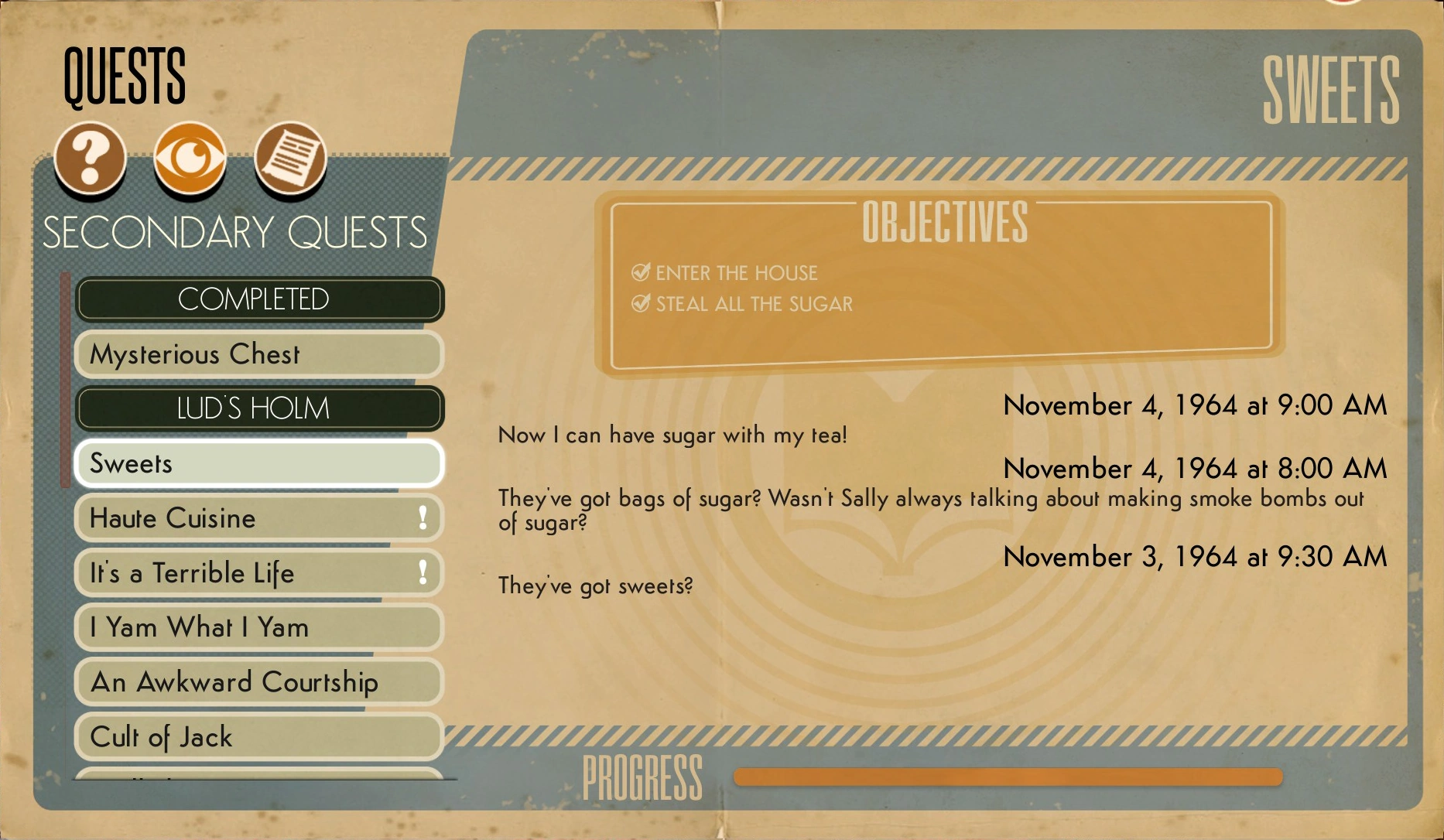 Sweets | We Happy Few Wiki | Fandom