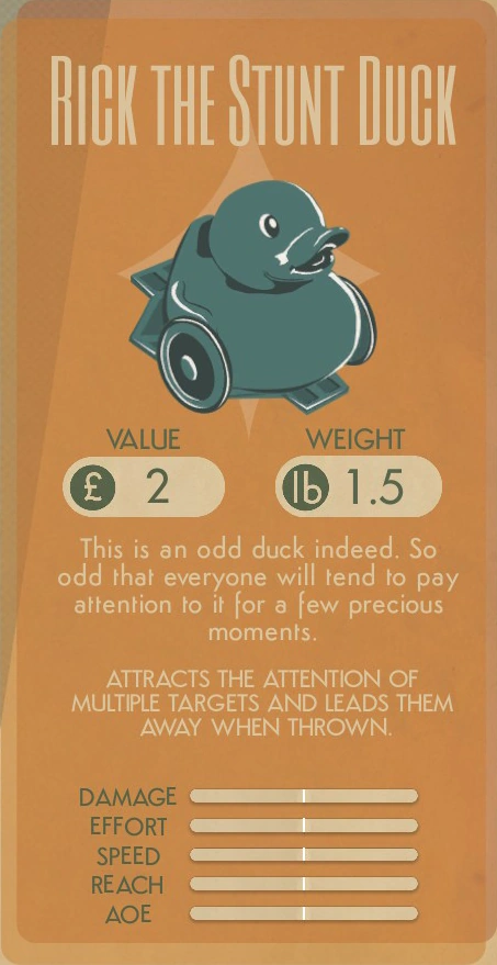 Rick The Stunt Duck | We Happy Few Wiki | Fandom