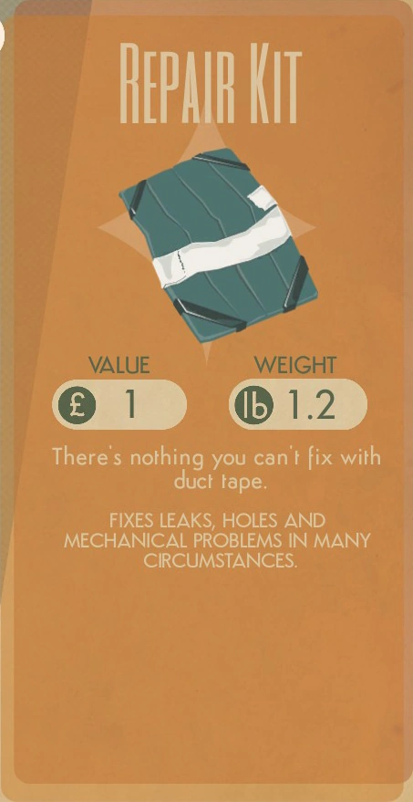 Repair Kit | We Happy Few Wiki | Fandom