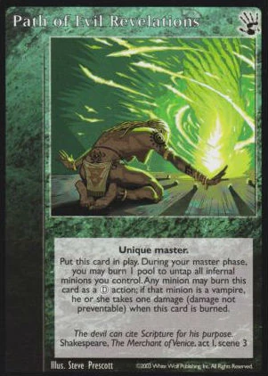 Path of Evil Revelations (Path of Enlightenment) | White Wolf | FANDOM ...