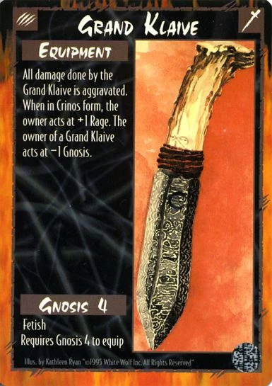 Grand Klaive | White Wolf | FANDOM powered by Wikia