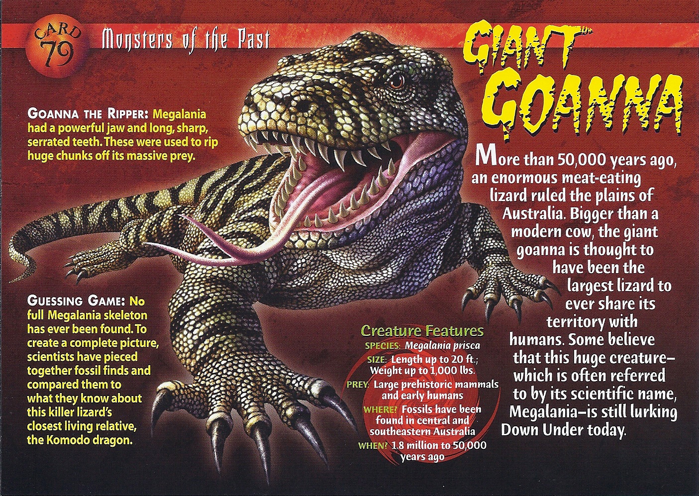 Giant Goanna | Weird n' Wild Creatures Wiki | Fandom Giant Goanna | Weird n' Wild Creatures Wiki | Fandom