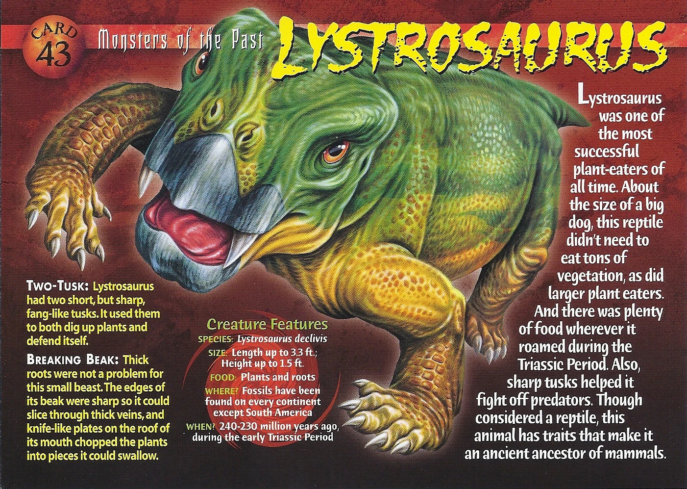 Lystrosaurus | Weird n' Wild Creatures Wiki | Fandom