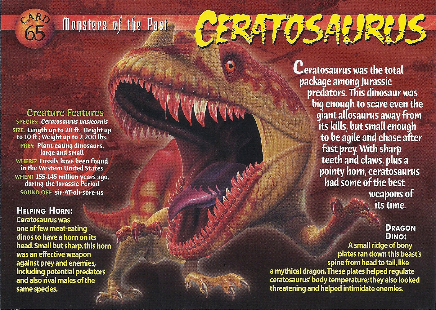 Ceratosaurus | Weird n' Wild Creatures Wiki | Fandom Ceratosaurus | Weird n' Wild Creatures Wiki | Fandom