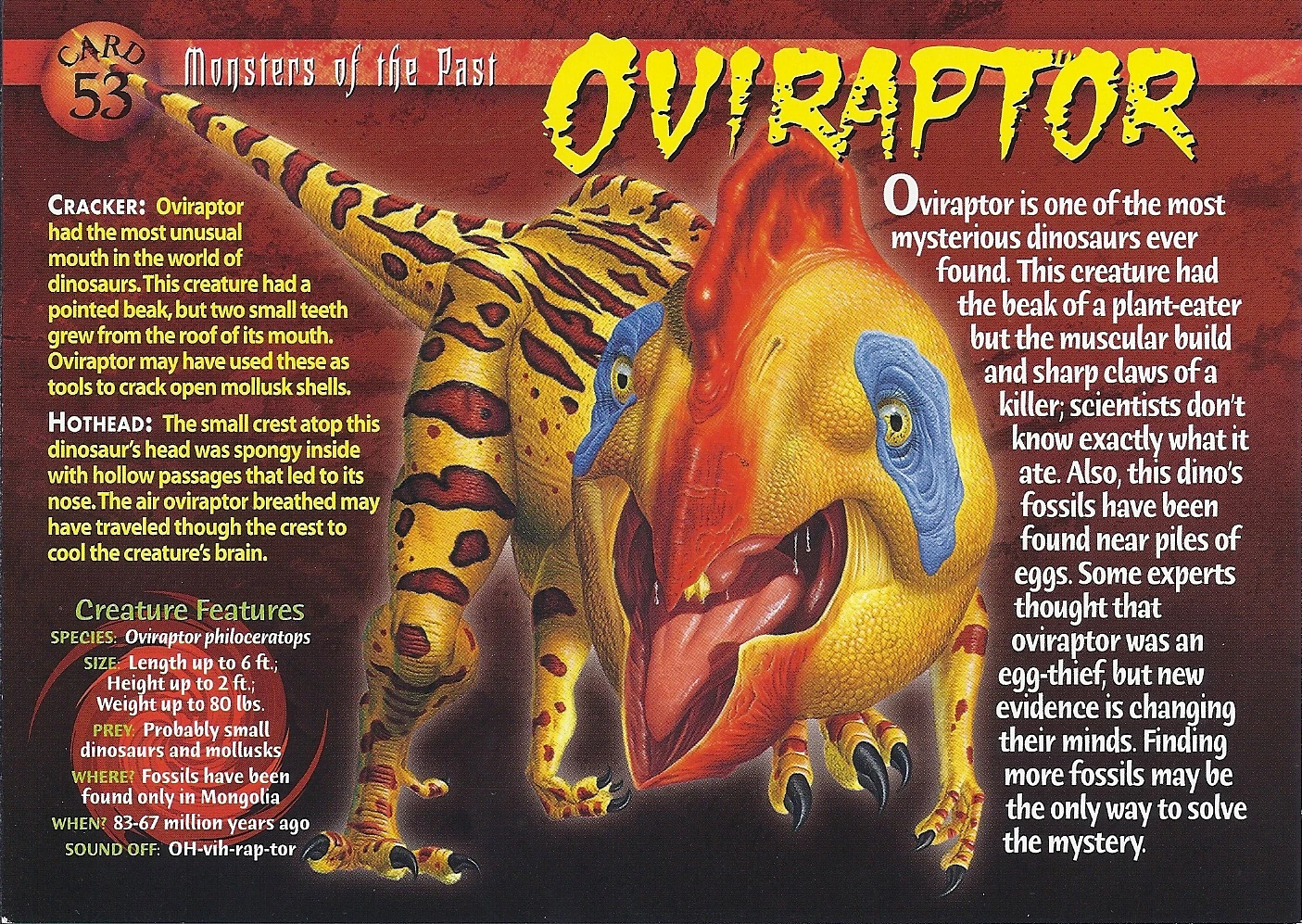 Oviraptor | Weird n' Wild Creatures Wiki | Fandom