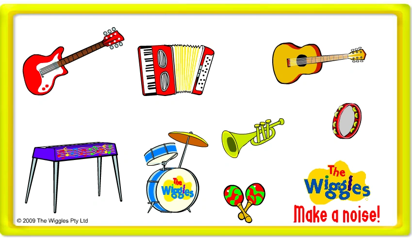 Wiggles Musical Instruments Wiggles Play Along Musical Guitar Spin