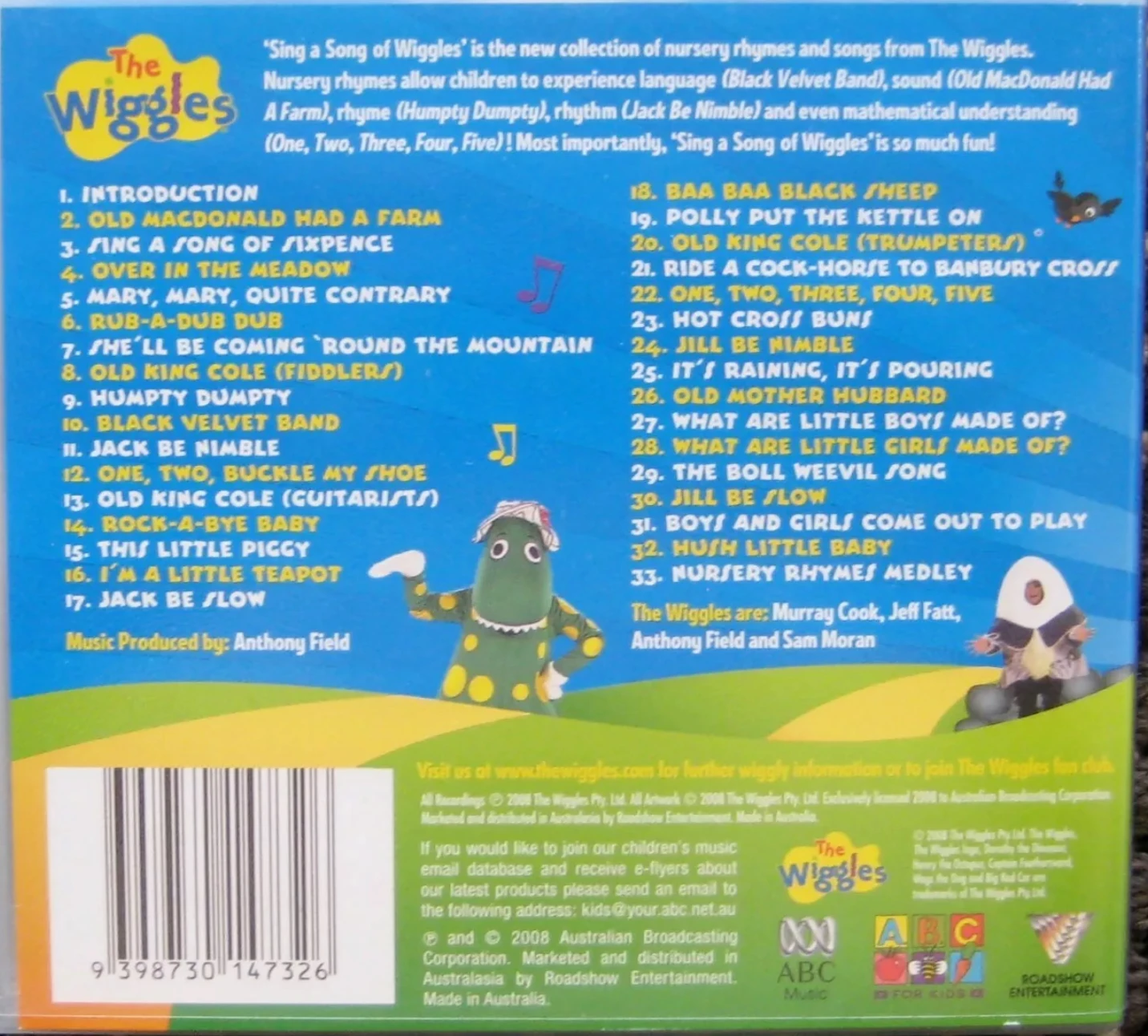 Sing a Song of Wiggles (album)/Gallery | Wigglepedia | Fandom