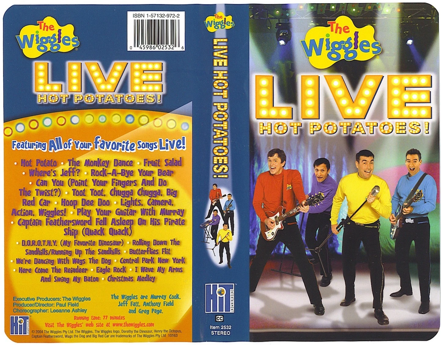 Wiggles Live Hot Potatoes The Wiggles Live Hot Potatoes! CD Anthony