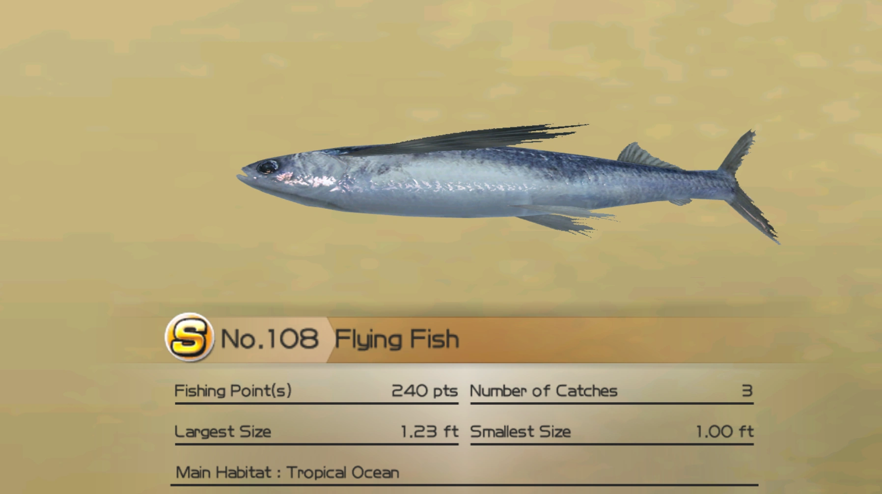 Flying Fish | Wii Fishing Resort Wiki | Fandom