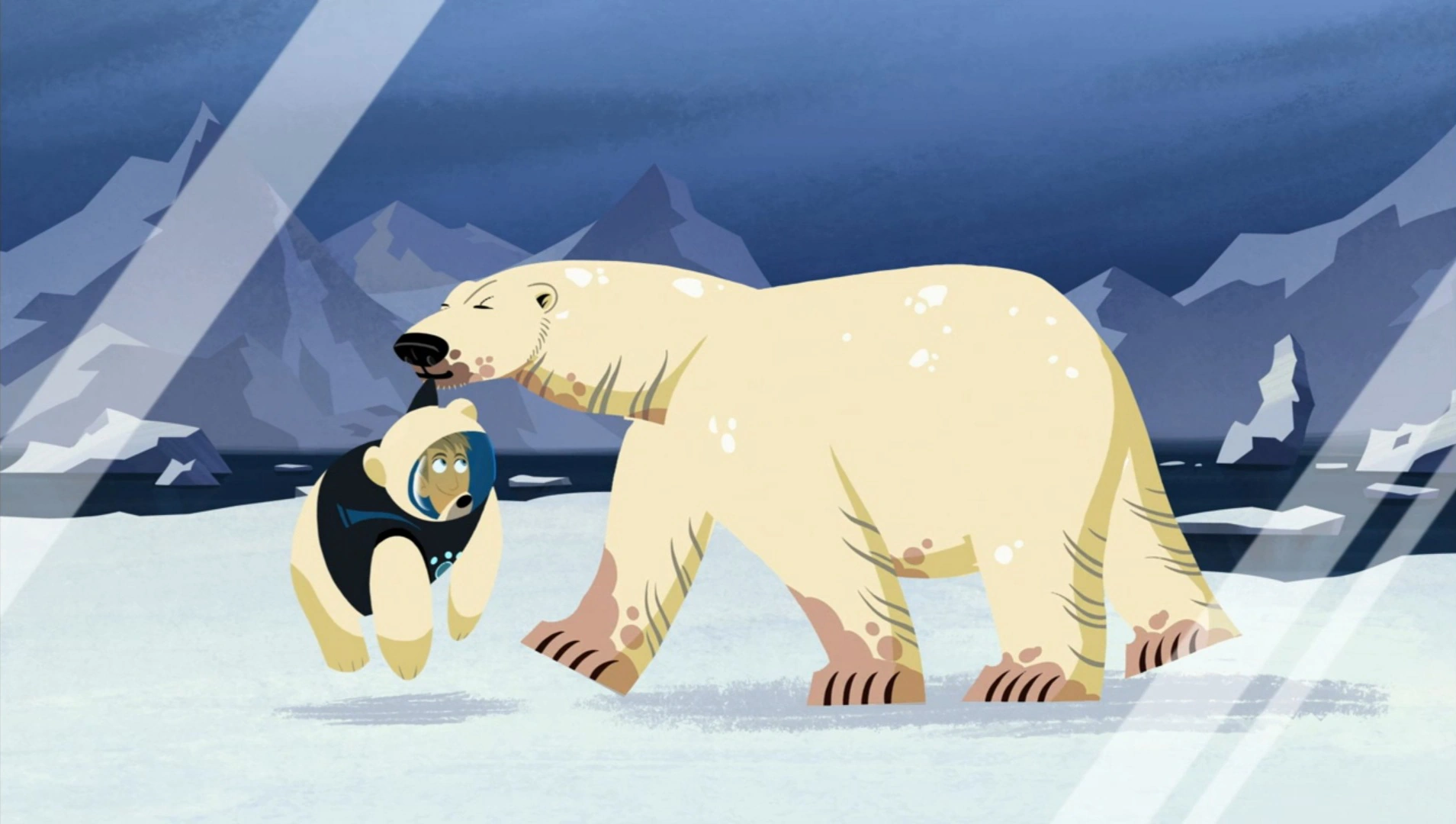 Image - Polar Bear holding Martin.png | Wild Kratts Wiki | FANDOM ...