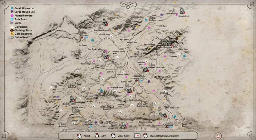 Map | Wild West Online Wiki | FANDOM powered by Wikia
