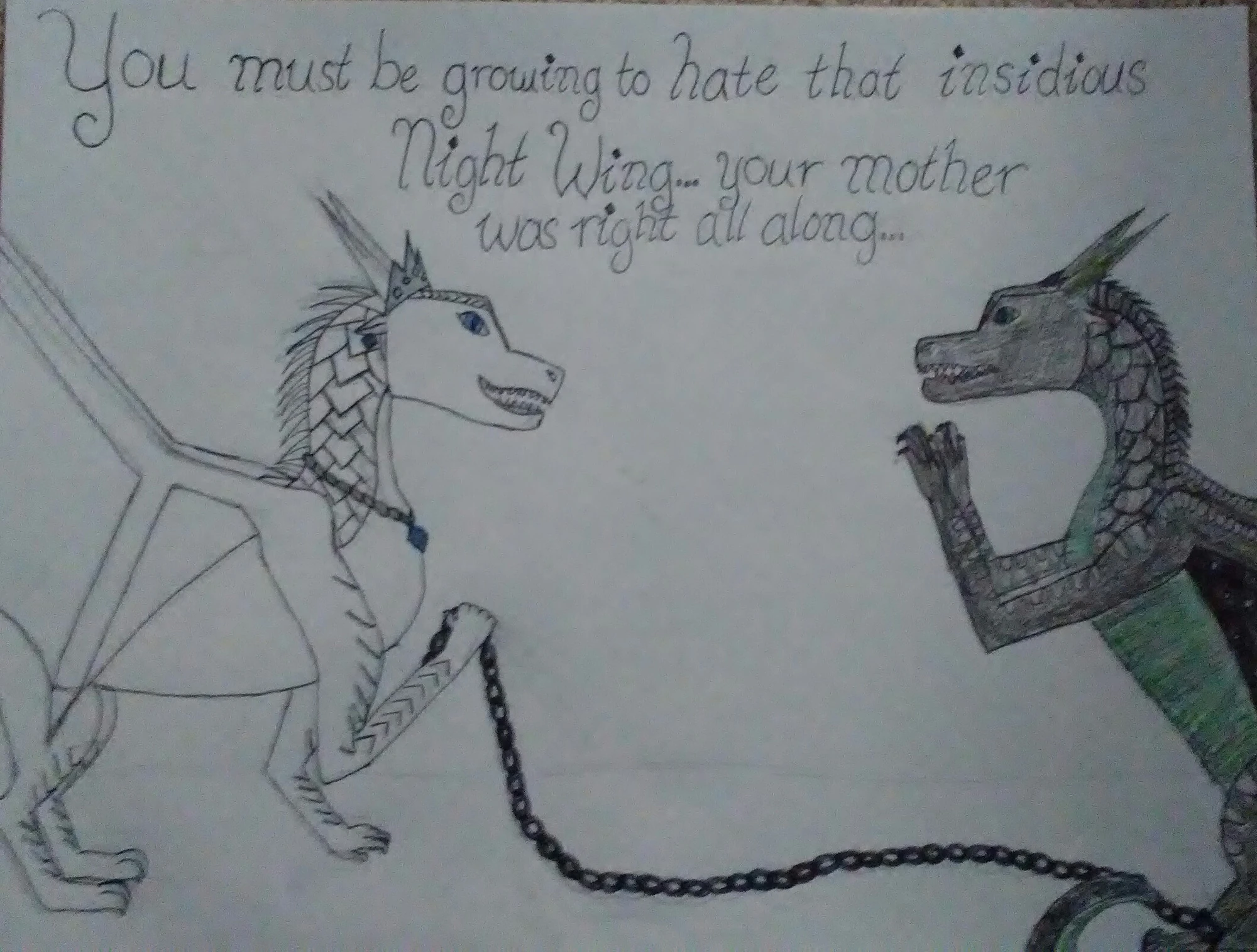 Image - Queen Diamond w Foeslayer.jpg | Wings of Fire Wiki | FANDOM ...