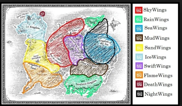 Image - Pyrrhia fan made map.jpg | Wings of Fire Wiki | FANDOM powered ...