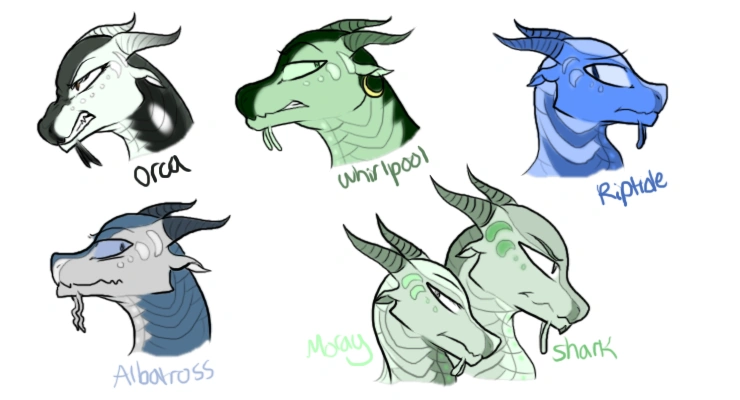 Image - Seawings headshot.png | Wings of Fire Wiki | FANDOM powered by ...