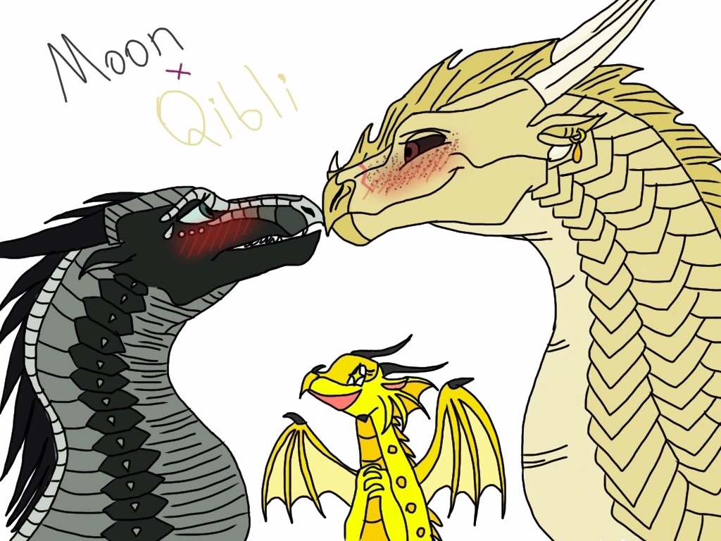 Image - Moon x qibli by anapauladbz-d94zccb.jpg | Wings of Fire Wiki ...