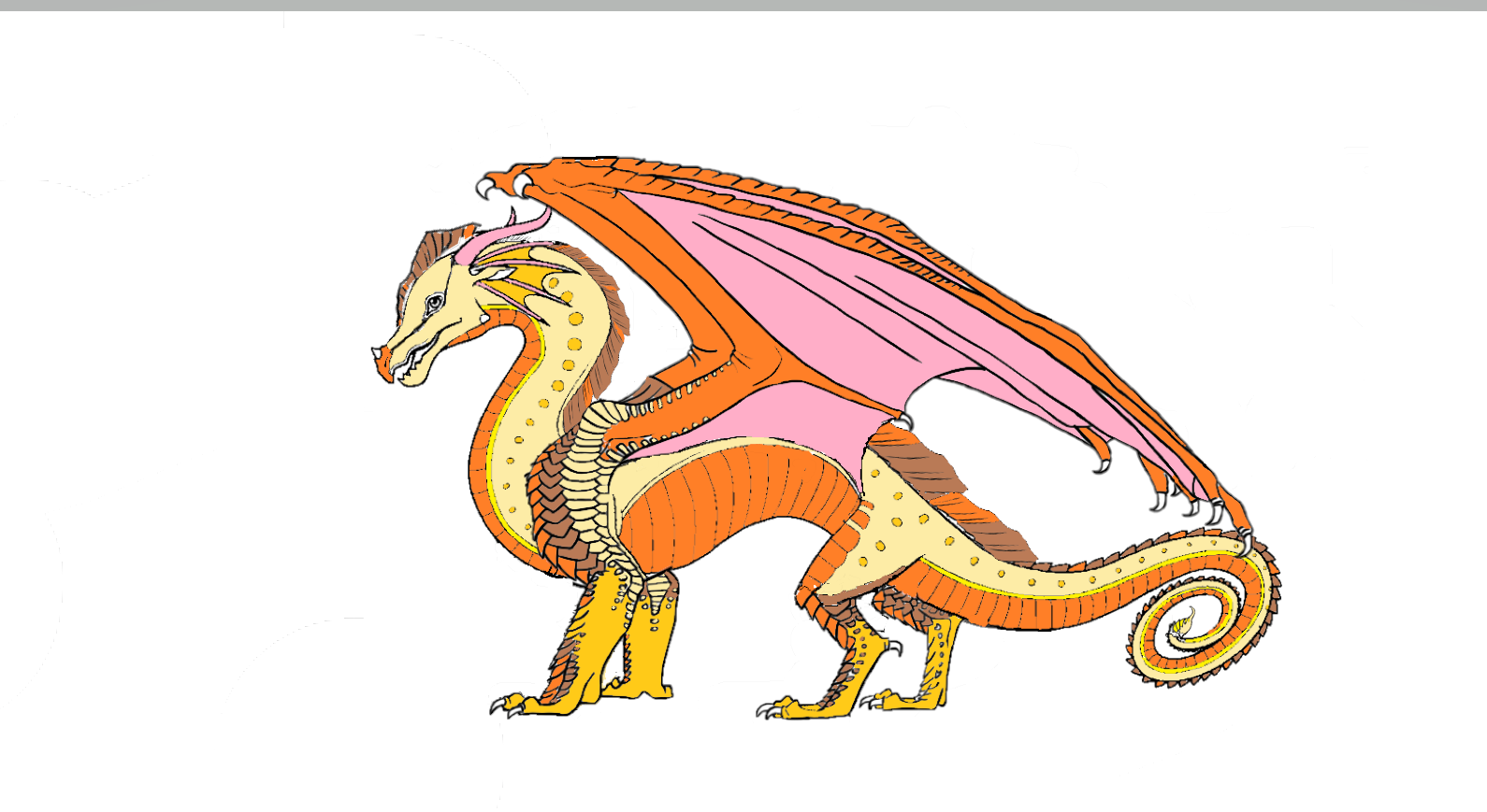 Image - RainWing Sandwing Hybrid Named Coconut.png | Wings of Fire Wiki ... Image - RainWing Sandwing Hybrid Named Coconut.png | Wings of Fire Wiki ...