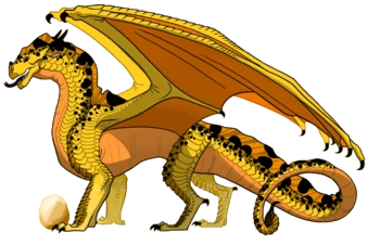 Hyena The Sandwing Nightwing | Wings of Fire Fanon Wiki | Fandom