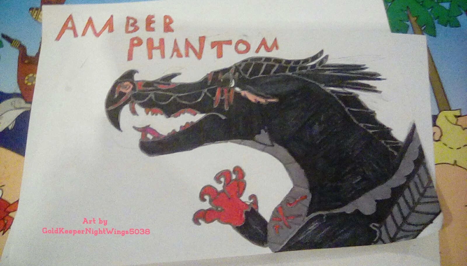 Amber Phantom | Wings of Fire Fanon Wiki | Fandom