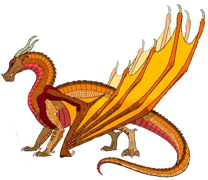 Amberdrop the SkyWing | Wings of Fire Fanon Wiki | Fandom