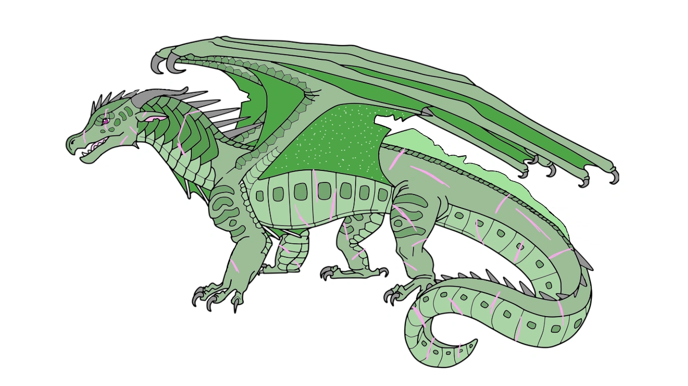 Adderclaw the SeaWing NightWing SandWing tribrid | Wings of Fire Fanon ...