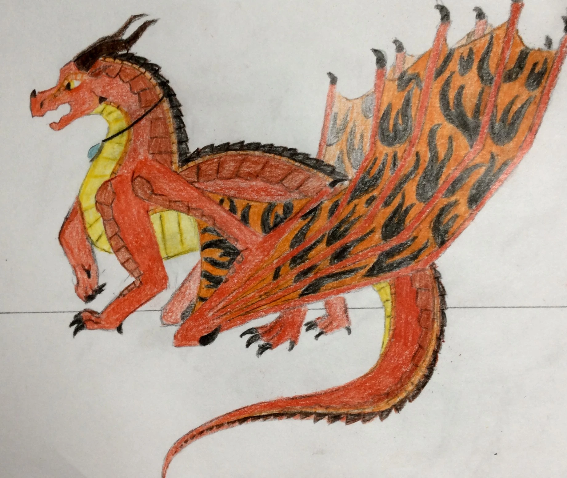Ember the Skywing Princess | Wings of Fire Fanon Wiki | Fandom